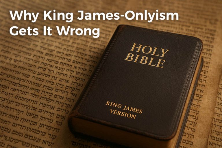 Why King James-Onlyism Gets It Wrong - The Official Scott Roberts Website