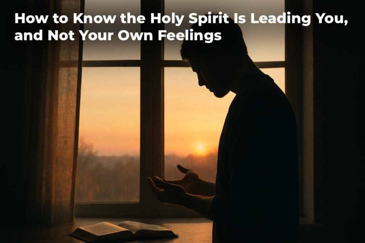 How to Know the Holy Spirit Is Leading You, and Not Your Own Feelings ...