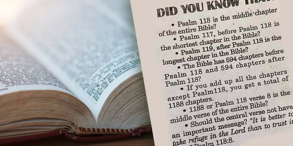 The Truth Behind the Psalm 118 "Middle of the Bible” Claim - The ...